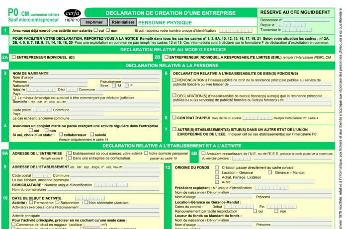 Tout savoir sur le formulaire P0 - Numereeks