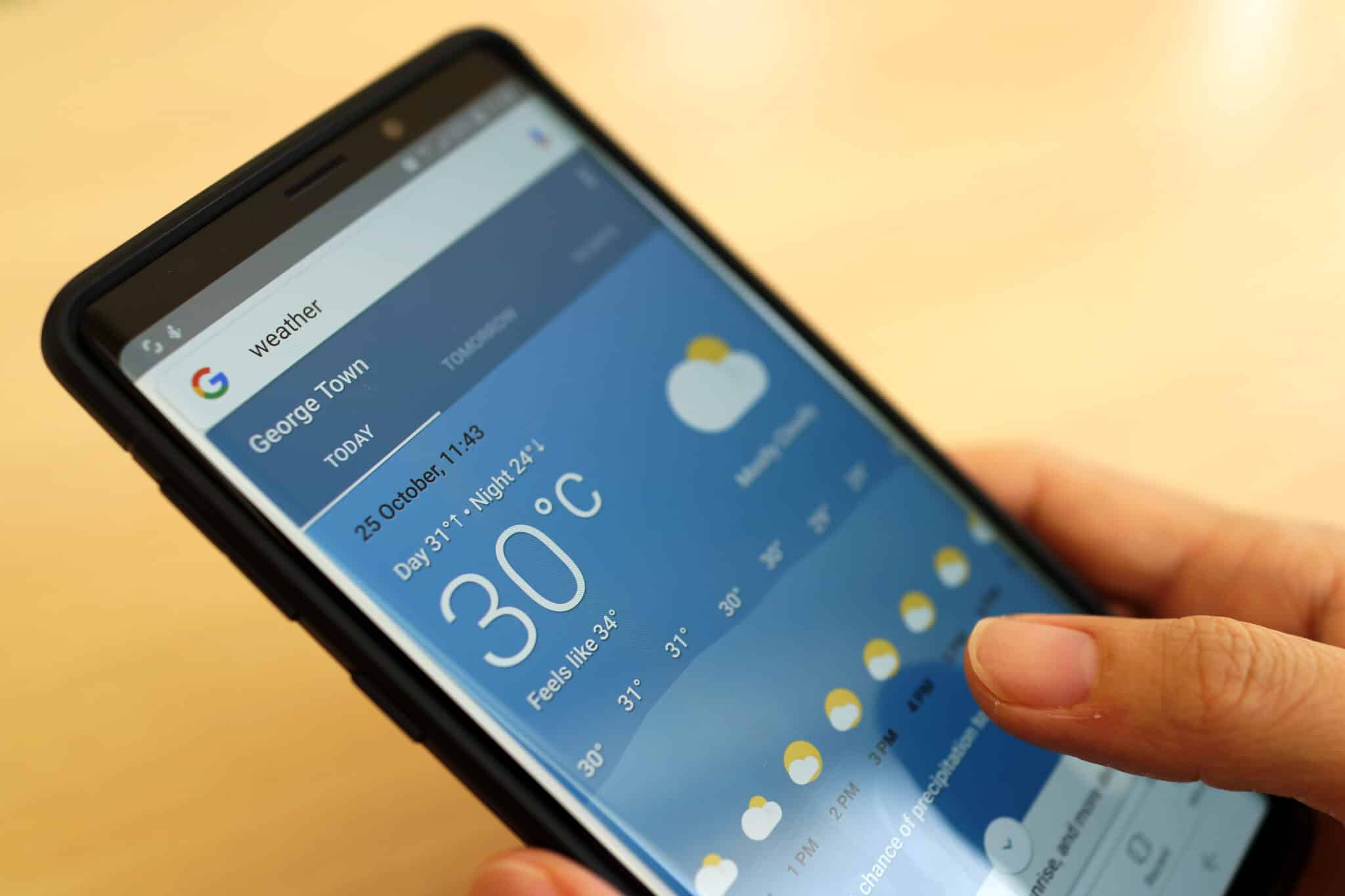 Astuces pour installer l’application météo de Google