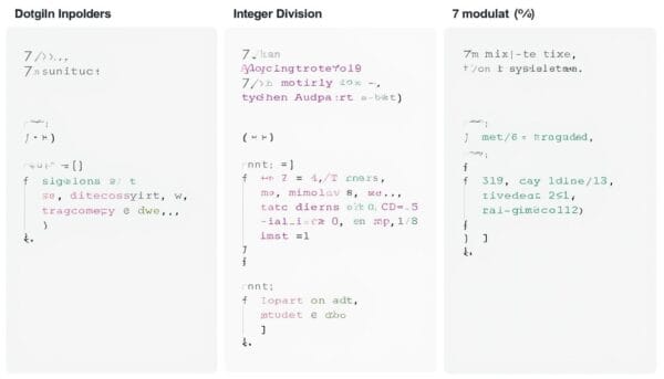 Maîtriser division, modulo et division entière en Python