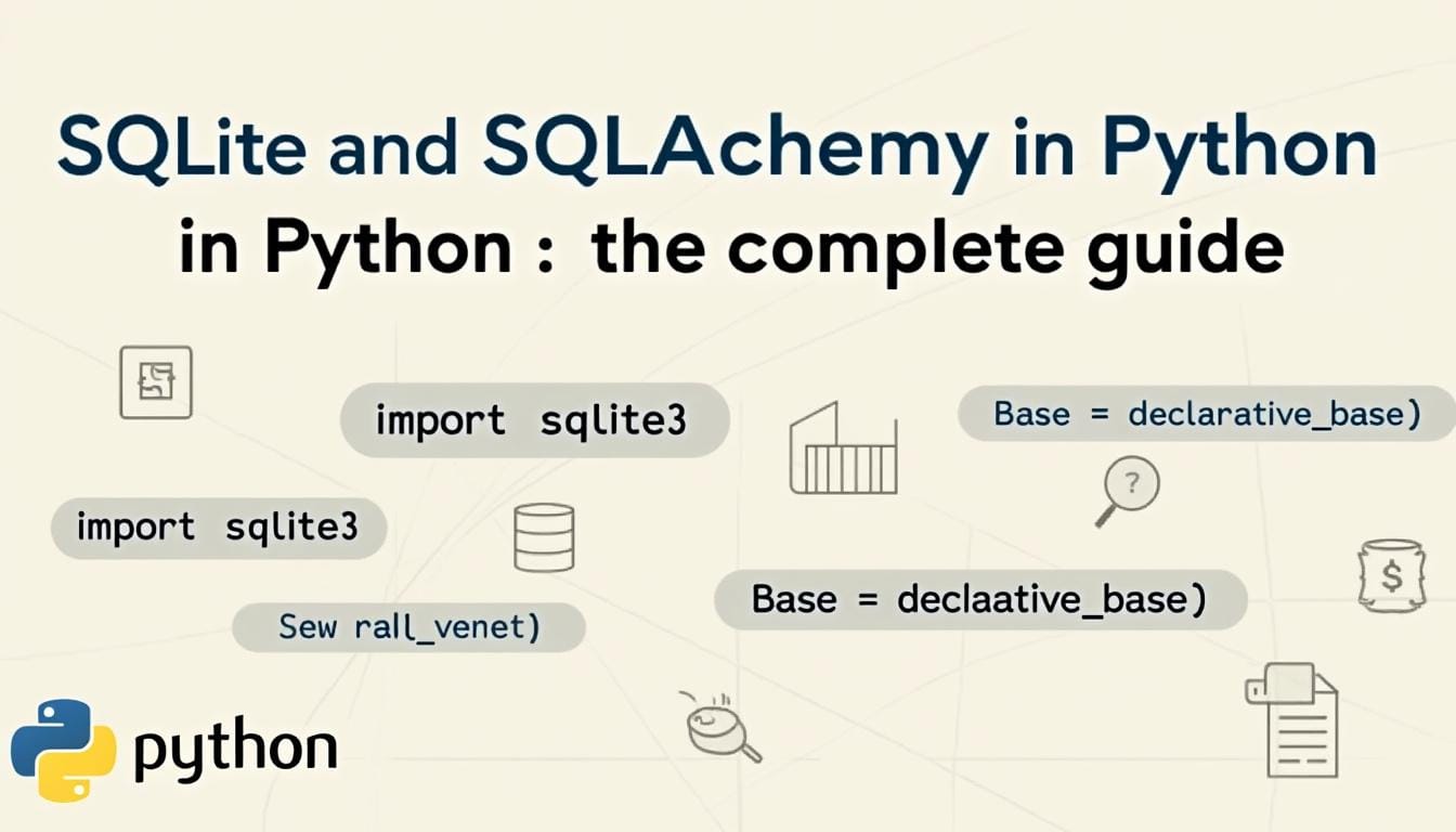 Guide complet SQLite & SQLAlchemy en Python